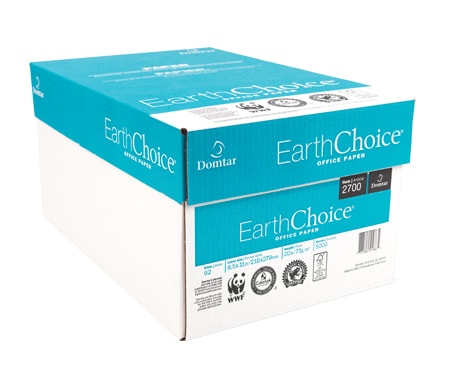 Domtar EarthChoice ® Office Paper, 8 1/2" x 11", Case